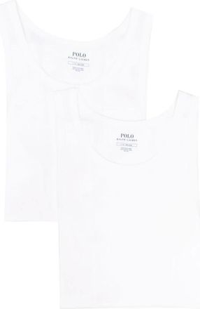 Polo Ralph Lauren Homme, Tops, Blanc, Taille: S Ensemble de Sous-V&ecirc;tements avec Broderie