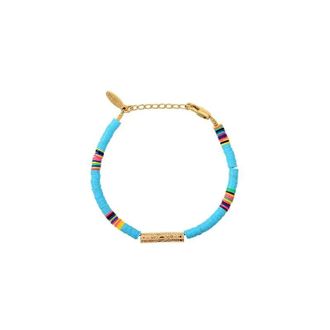 Allthemust Bracelet Disc de Vinyl Fin Tube Plaqu&eacute; Or Allthemust