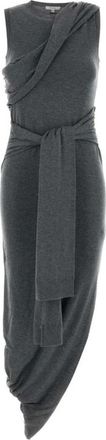 J.W.Anderson Femme, Robes, Gris, Taille: 38 FR Tie Detail Sleeveless Midi Dress