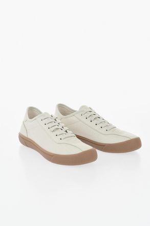 The Row Canvas Low-Top Sneakers with Contrasting Sole The Row