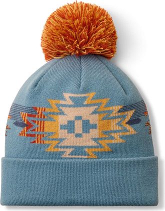 Ariat Womens Serape Beanie Hat in Teal Serape, Size OS, by Ariat