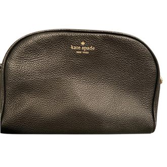 Kate Spade New York Black Grained Leather Crossbody Bag Size M