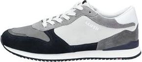 Lloyd Elmore Chaussures basses pour homme avec semelle ample, bleu marine, gris et blanc, 43 EU