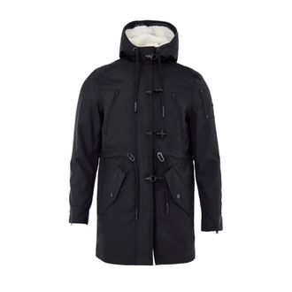 Moose Knuckles Femme, Manteaux, Bleu, Taille: 38 FR Giubbino Parka Coulisse