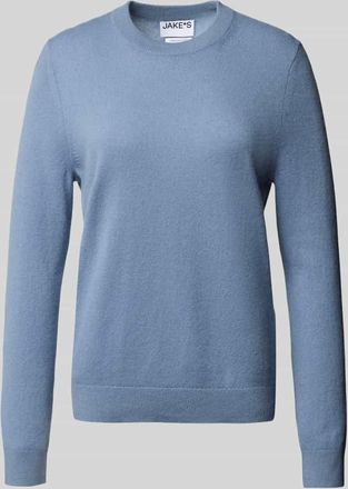 Jake*s Casual Strickpullover aus Kaschmir mit Rundhalsausschnitt