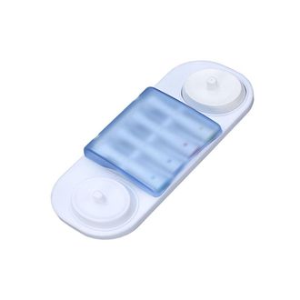 Artibetter Rotierender Halter f&uuml;r Elektrische Zahnb&uuml;rsten mit B&uuml;rstenkopf Aufbewahrungsbox Abspc Material Wei&szlig; Kompatibel mit Oral B und Anderen Marken Badezimme