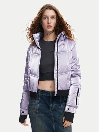 Desigual Bomberjacke Omsk 24WWEWBY Violett Regular Fit
