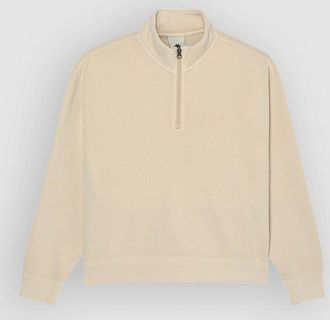 Element Lowcase Pigment Half-Zip Fleece Pullover oat milk