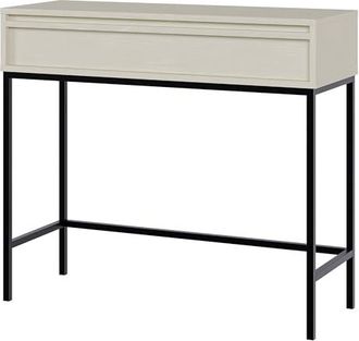 Selsey Evo Konsolentisch, 90 cm, mit Schublade und Rahmen, cremefarben