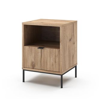 Vicco Nachttisch Eliza, Viking Oak, 40 x 55 cm mit 1 Schublade