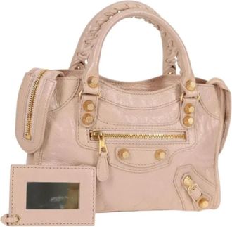 Balenciaga Pre-owned Cuir sacs-main - Femme - Pre-owned - Rose - Taille: ONE Size