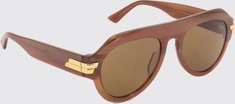 Bottega Veneta Aviator-Sonnenbrille aus Acetat mit abgerundetem Gestell