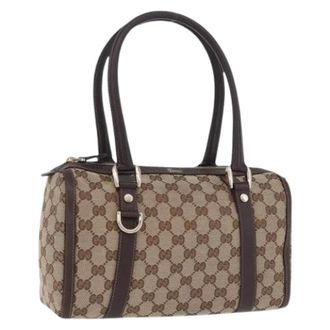 Gucci Sac &agrave; main vintage en toile GG Pre-owned - Femme - Pre-owned - Brun - Taille: ONE Size