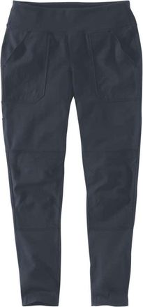 Carhartt Work in Progress Damen Force Fitted Midweight Utility Leggings, Marineblau, X-Klein