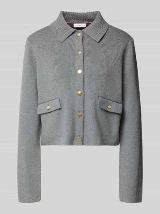 Tommy Hilfiger Strickjacke aus Baumwoll-Woll-Mix