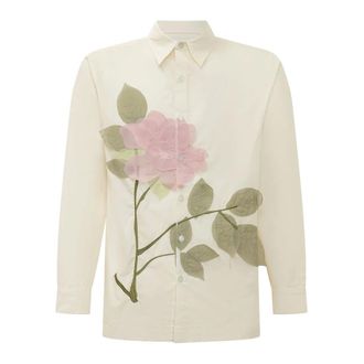 KidSuper Studios Homme, Chemises, Multicolore, Taille: M Flower Applique Bott