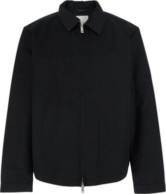 Calvin Klein Homme, Vestes, Noir, Taille: L Cotton Wing Collar Shirt Jack