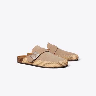 Tory Burch Damen Mellow Pantolette aus Raffiabast