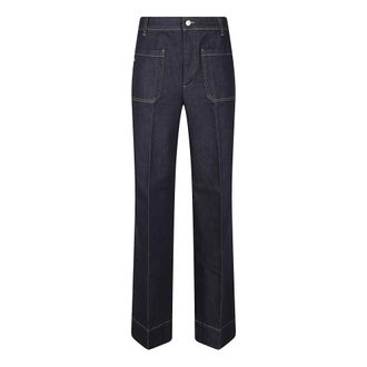 Victoria Beckham Damen, Jeans, Blau, W28Gr&ouml;&szlig;e