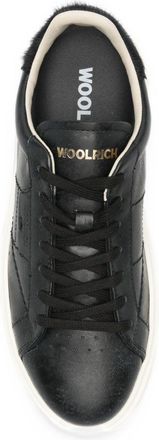 Woolrich Leather Platform Sneaker - Black