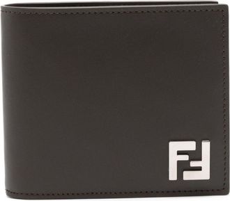 Fendi Portemonnaie mit FF-Schild - Braun