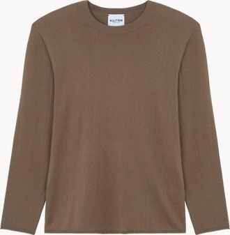 Kujten Pull coton-cachemire homme col rond - Pull Connie