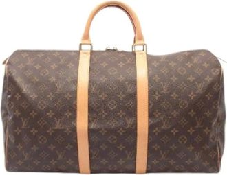 Louis Vuitton unisex, Pre-owned, Brun, Taille: ONE Size Pre-owned Keepall Monogram Boston Bag