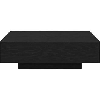 vidaXL Table basse Ch&ecirc;ne noir 100 x 100 x 31 cm Bois ding&eacute;nierie Vidaxl