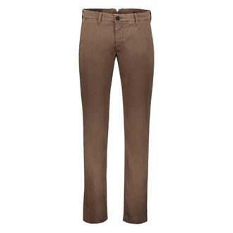 Moorer Baumwoll-Chino-Hose - - Trousers - Herren - Braun - W31