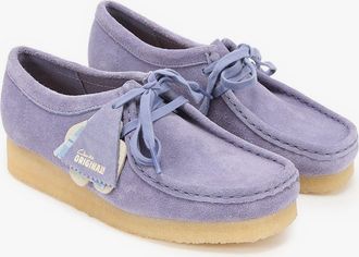 Clarks Mocassins Wallabee en cuir su&eacute;d&eacute;