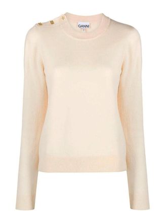 Ganni T-Shirt - Blanc