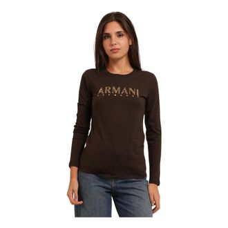 A|X Armani Exchange Langarm-T-Shirt - - Tops - Damen - Braun - S