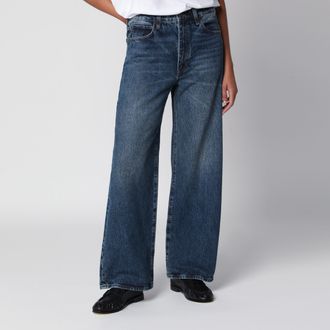 Frame Denim The Bow Jeans in Obscura