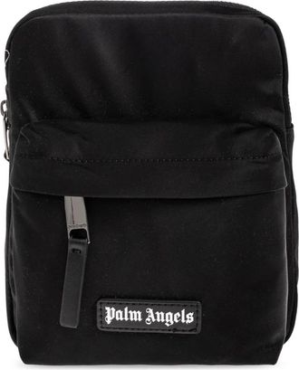 Palm Angels Homme, Sacs, Noir, Taille: ONE Size Sac bandouli&egrave;re logo
