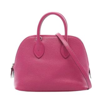 Herm&egrave;s Pre-owned Cuir sacs-main - Femme - Pre-owned - Rose - Taille: ONE Size