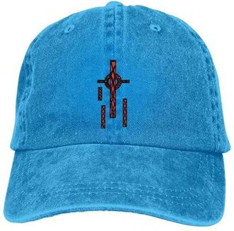Generic Casquette de baseball &agrave; motif rouge casquette &agrave; visi&egrave;re croix &eacute;thiopienne pare-soleil chapeaux pour hommes femmes cadeau