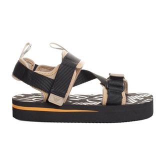 Emporio Armani Sportliche Plateausandalen mit Klettverschluss - - Shoes - Herren - Schwarzk - 39 EU