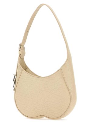 Burberry Womens Sand Leather Small Chess Shoulder Bag Pearl Borse A Mano