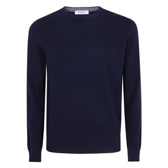 Gran Sasso Round-Neck Strickwaren - - Knitwear - Herren - Blau - M