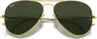 Ray-Ban unisex, Accessoires, Jaune, Taille: 55 MM Rb3025 Aviator