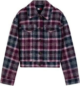 Tommy Hilfiger Veste &agrave; logo en laine m&eacute;lang&eacute;e