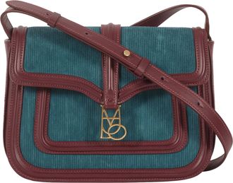 Maria de la Orden Sac Noah Velours C&ocirc;tel&eacute; et Cuir Maria de la Orden