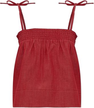 A.P.C. A.p.c., Femme, Tops, Rouge, Taille: 42 FR Cl&eacute;o Top