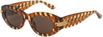Bottega Veneta Femme, Accessoires, Brun, Taille: 51 MM Lunettes de soleil