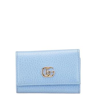 Gucci Pre-owned Cuir porte-cls - Femme - Pre-owned - Bleu - Taille: ONE Size
