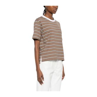 Brunello Cucinelli Damen, Oberteile, Braun, LGr&ouml;&szlig;e
