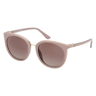 Guess Lunettes de soleil rondes - Femme - Accessoires - Beige - Taille: 52 MM