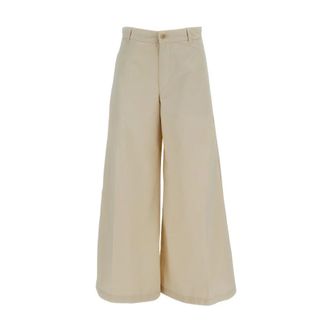 Polo Ralph Lauren Femme, Pantalons, Beige, Taille: 38 FR Wide Pantalons