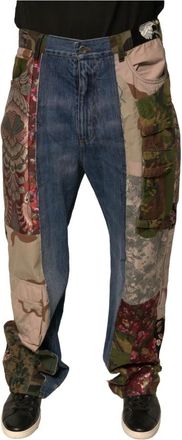 Dolce & Gabbana Homme, Jeans, Multicolore, Taille: M Jeans Droits Superbes