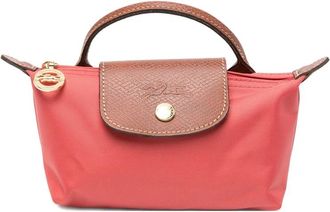 Longchamp Femme, Sacs, Rouge, Taille: ONE Size Le Pliage Original Pouch with Handle